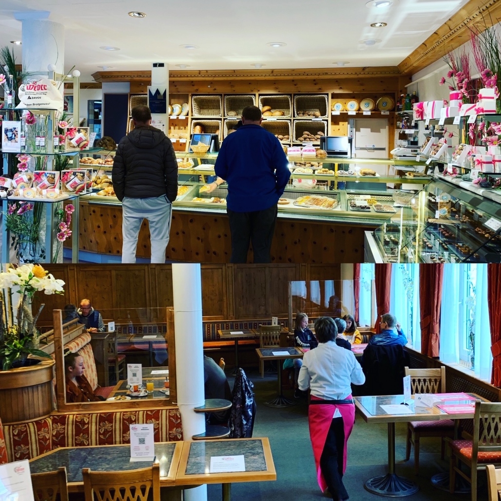 Ganzer Betrieb vollständig geöffnet - Café-Restaurant-Konditorei ...